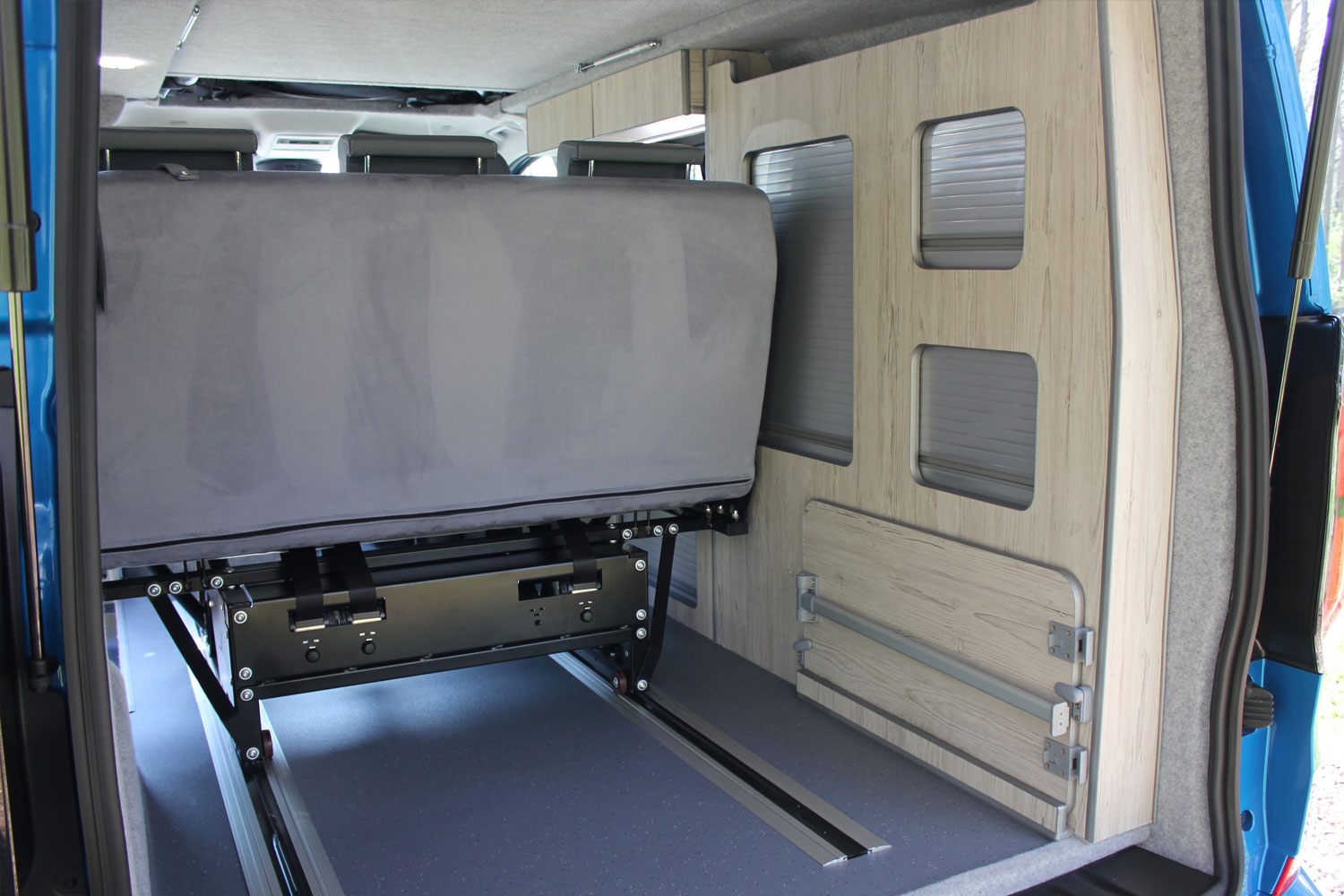 Introducing the all-new RIB bed on rail system